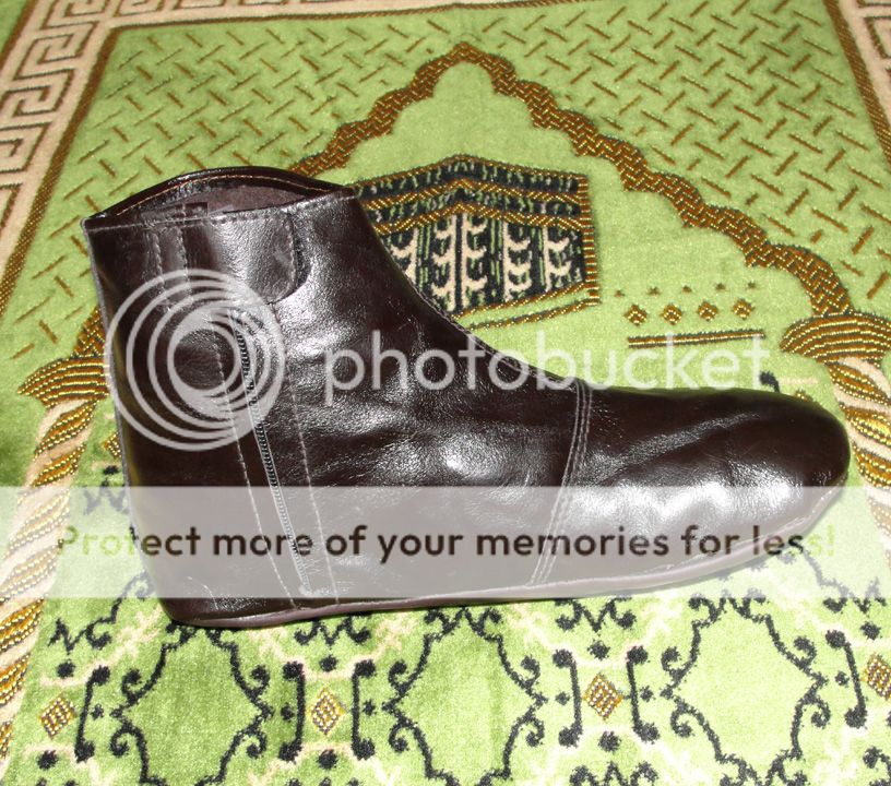 Leather Socks Islamic Muslim Travel Shoes Kuffain Masah Wudhu Herat ...
